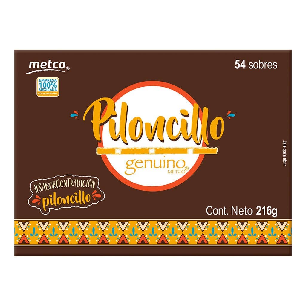 Precios Piloncillo Metco Genuino 54 sobres - Compara y Ahorra - SuCom