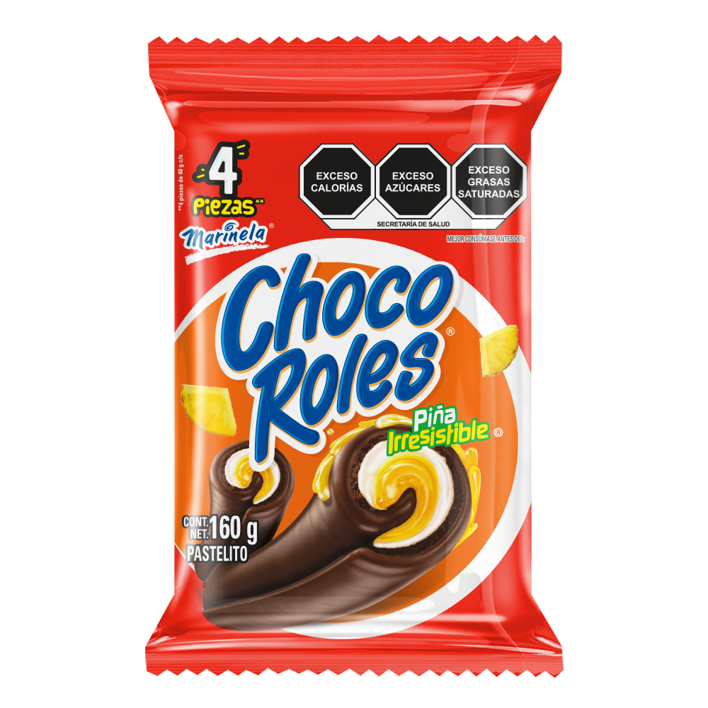Precios Choco Roles Marinela Piña 160 grs - Compara y Ahorra - SuCom