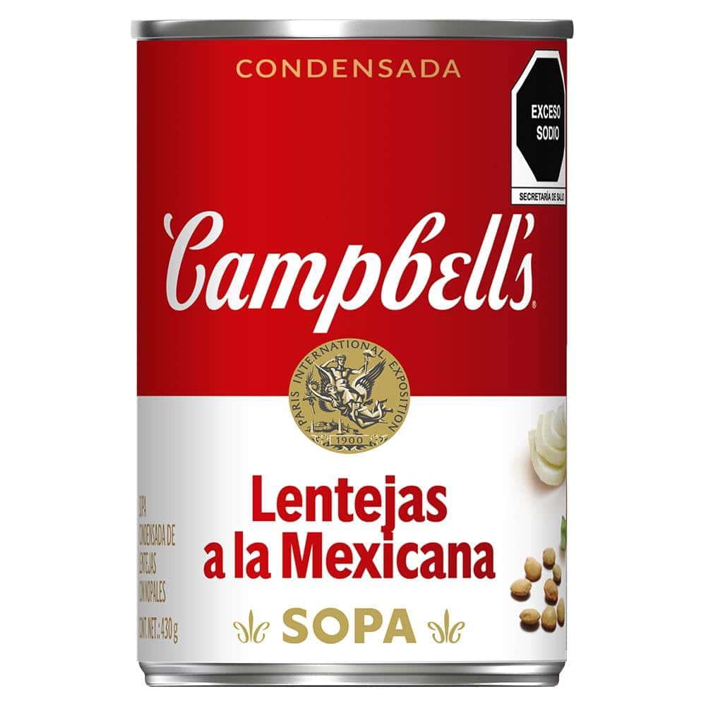 Precios Sopa Campbell's Lentejas Mexicanas 430 grs - Compara y Ahorra ...