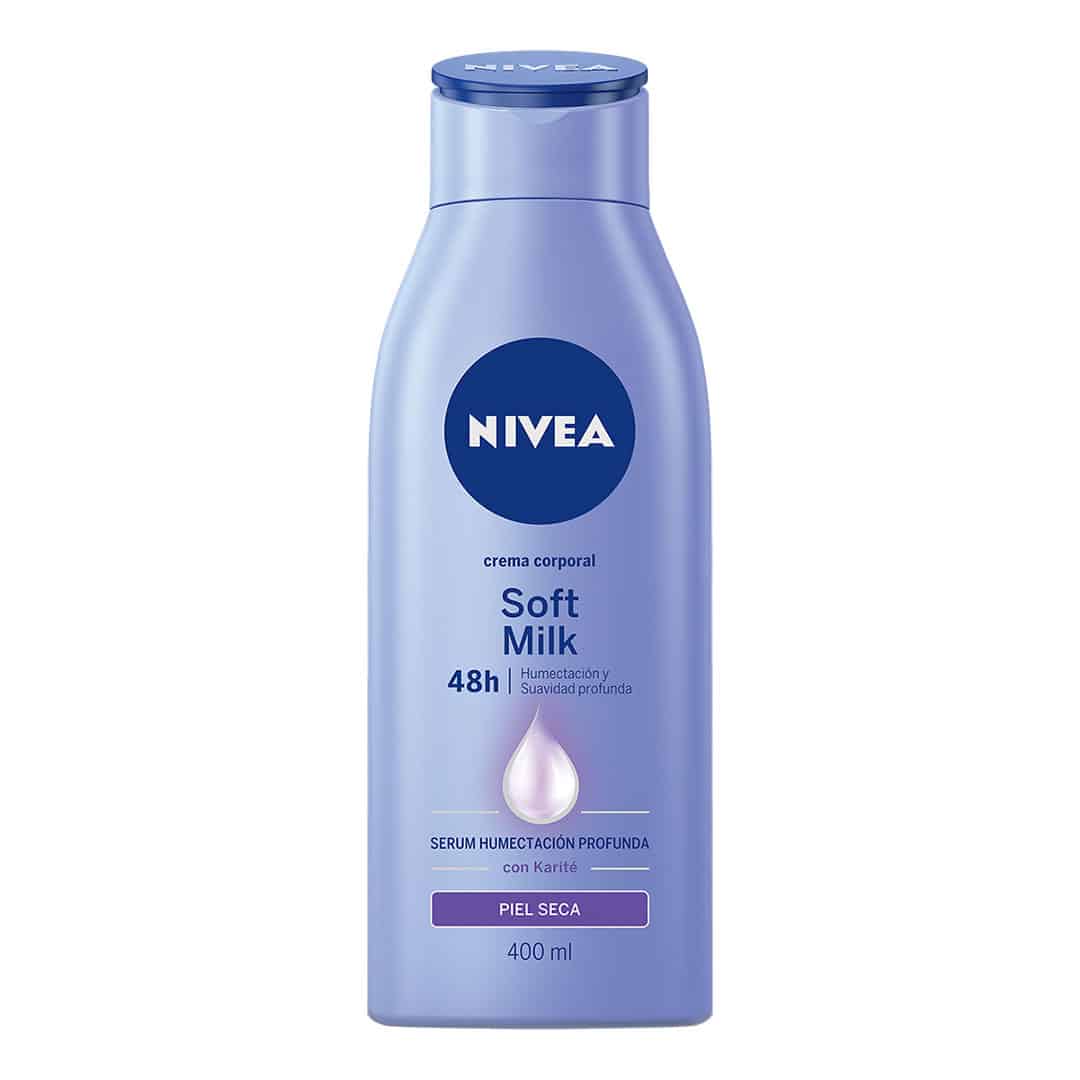 Precios Crema corporal humectante NIVEA soft milk piel seca 400ml ...